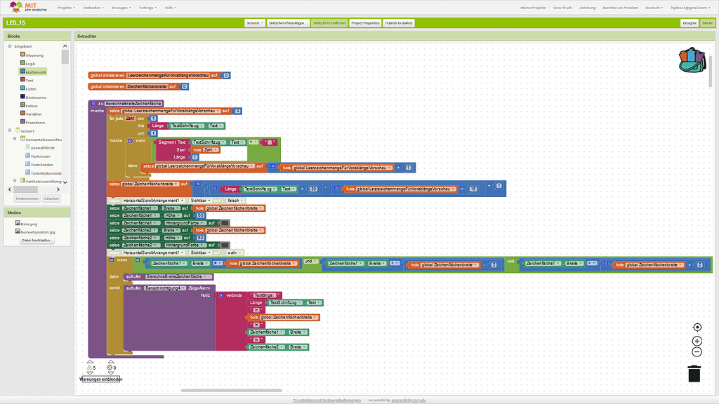 The width of a drawing area is generally only set with the second (same) command. Why? - MIT App ...