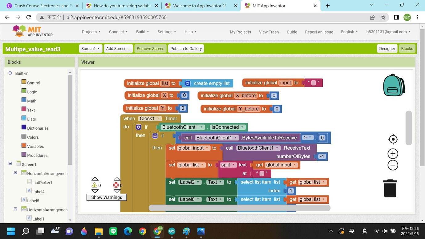 How Do You Turn String Variables To Number Variables Mit App Inventor Help Mit App Inventor
