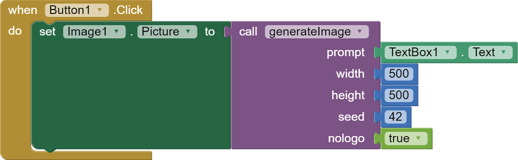 AI Image Generation using pollinations.ai API - Extensions - MIT App ...