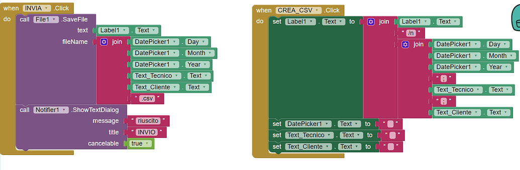 Create a CSV file and upload it on google drive - MIT App Inventor Help ...