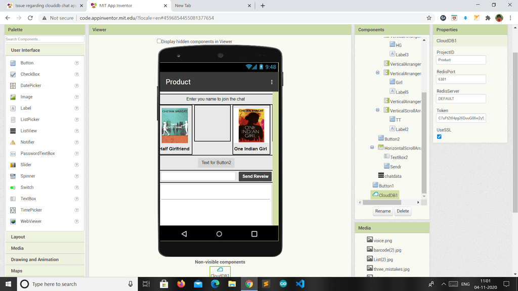 Issue regarding mit app inventor chat app - MIT App Inventor Help - MIT ...
