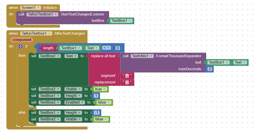 Calculation app using thousand separator in text box - MIT App Inventor Help - MIT App Inventor ...