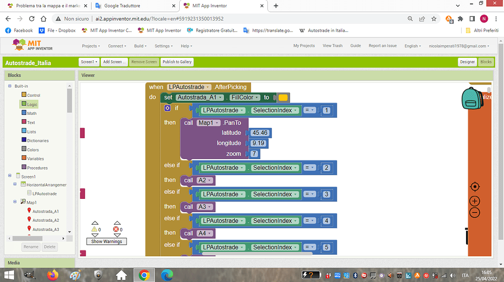 Problema tra la mappa e il marker (to change Marker color using a ListPicker) - #14 by SteveJG ...