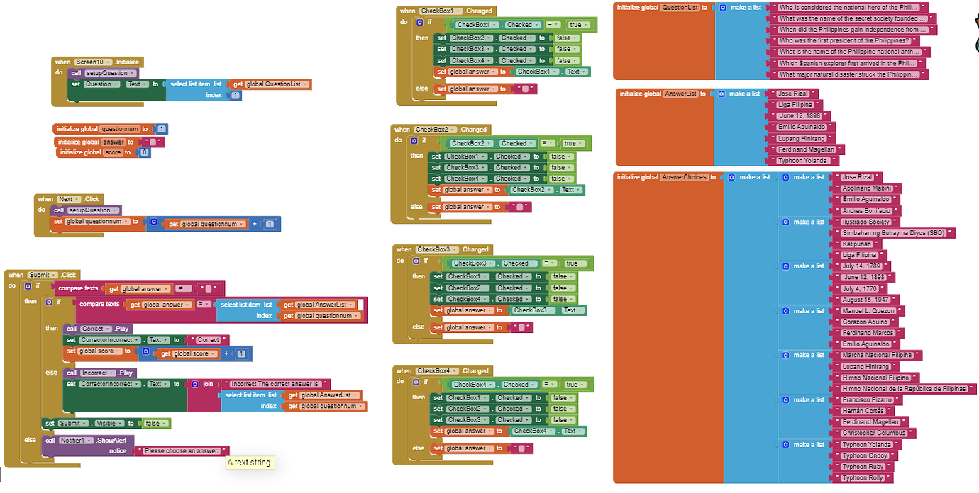 Multiple choice quiz questions and answers - MIT App Inventor Help ...