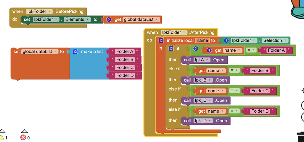 Two level List Picker intermittent - MIT App Inventor Help - MIT App ...