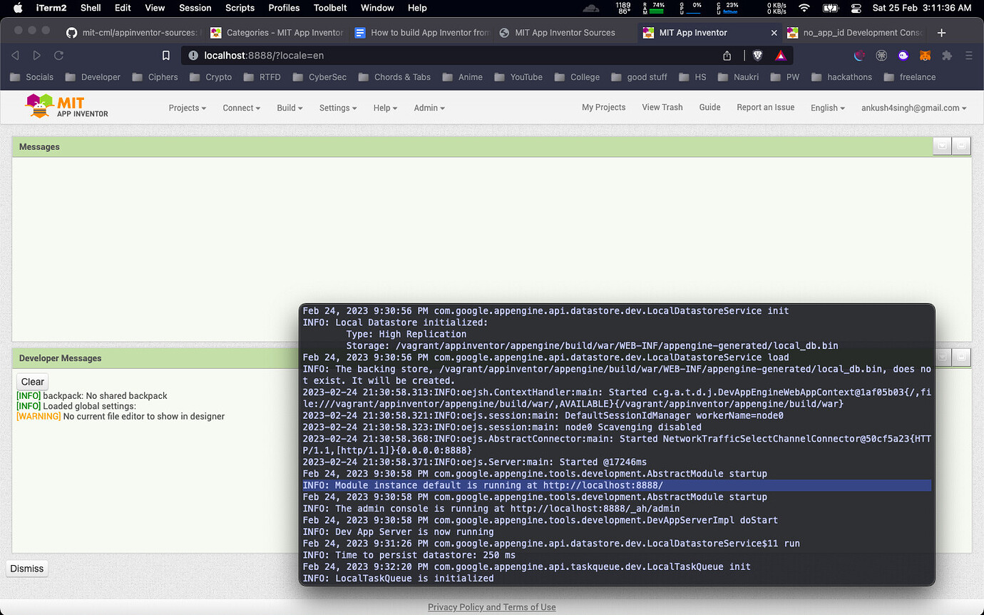 [Newbie] Successfully setup local dev environment for Appinventor - Open Source Development ...
