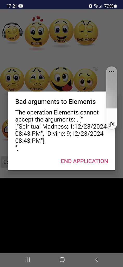 App Crashes When Data Is Loaded From Tinydb To Listview Mit App