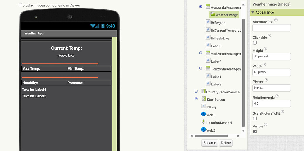 Getting weather information using OpenWeather API - MIT App Inventor ...