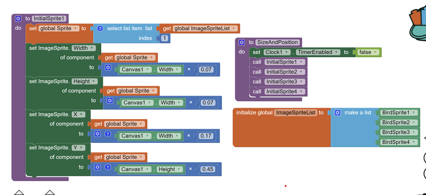 Four Sprites unreliable from List - MIT App Inventor Help - MIT App ...