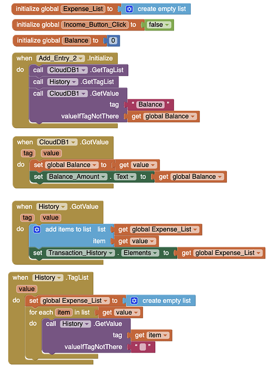 Storing history of entered values in the list - MIT App Inventor Help - MIT App Inventor Community