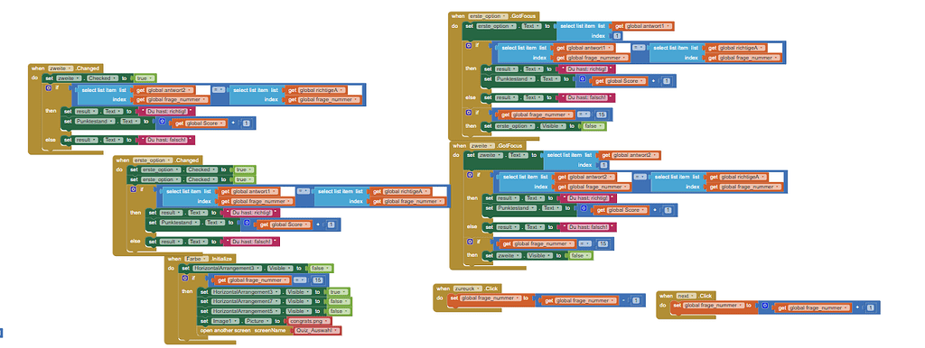 I can't change the Text of the Question from my Quiz game - MIT App ...
