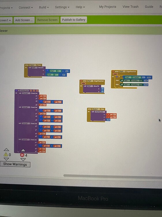 Ball in a square - MIT App Inventor Help - MIT App Inventor Community