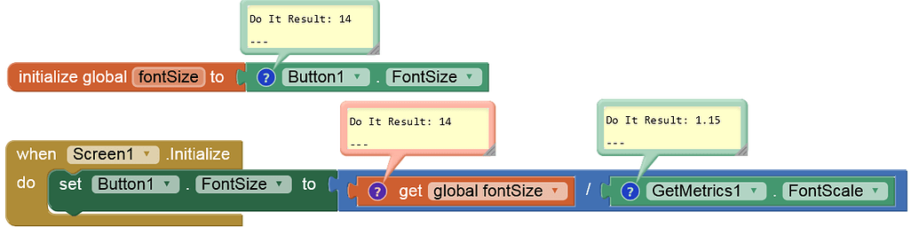 Screen size and font - MIT App Inventor Help - MIT App Inventor Community