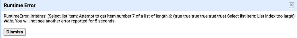 Runtime Error keeps occuring - App Inventor for iOS - MIT App Inventor Community