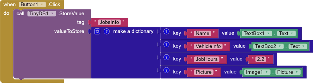 Save and display all records in a dictionary question - MIT App Inventor Help - MIT App Inventor ...