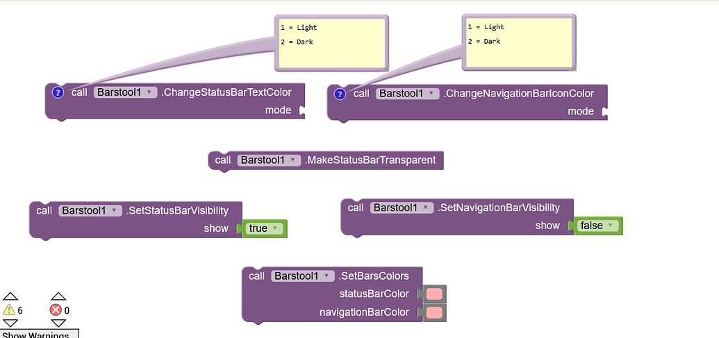 Barstool (Status & Navigation Bar Tool) - Extensions - MIT App Inventor Community