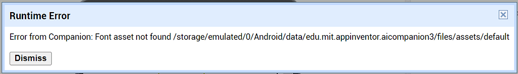 Font problem and app closing - Bugs and Other Issues - MIT App Inventor ...