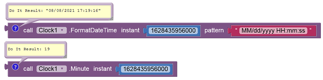 Convert Unix Timestamp - MIT App Inventor Help - MIT App Inventor Community