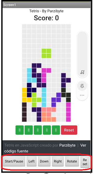 Tetris with JavaScript - App Showcase - MIT App Inventor Community