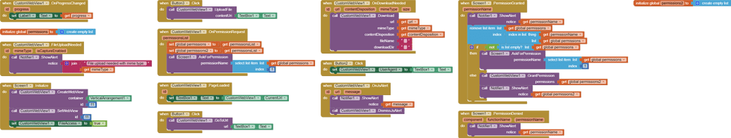 CustomWebView Camera permission - MIT App Inventor Help - MIT App ...