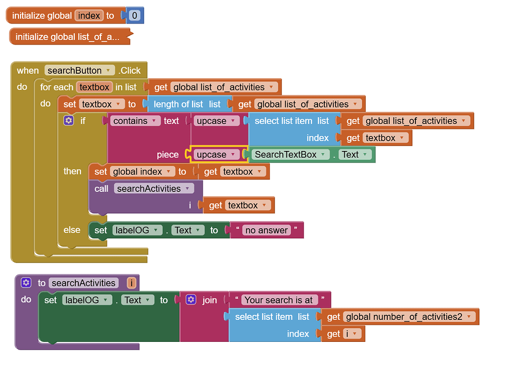 Search Engine Bugs - MIT App Inventor Help - MIT App Inventor Community