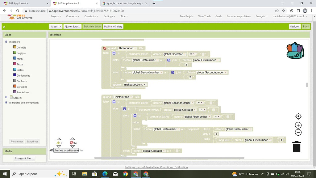 All blocks lost color - MIT App Inventor Help - MIT App Inventor Community
