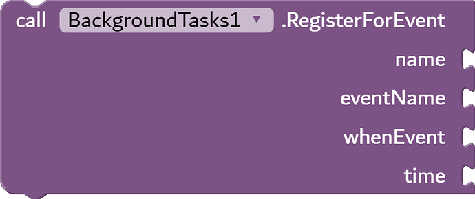 Background Tasks extension [3.8 A] 🥳 - Extensions - MIT App Inventor ...
