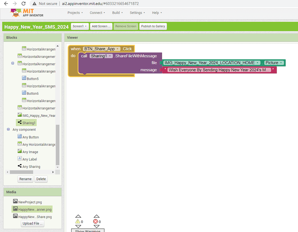 Send Whatsapp Message With Image - MIT App Inventor Help - MIT App Inventor Community