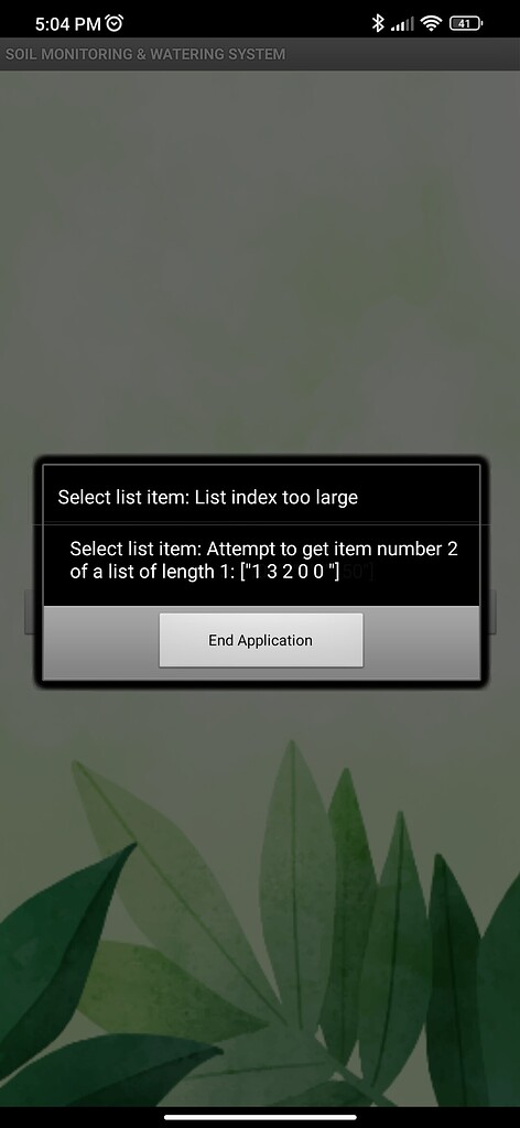 Select List Item List Index Too Large Mit App Inventor Help Mit
