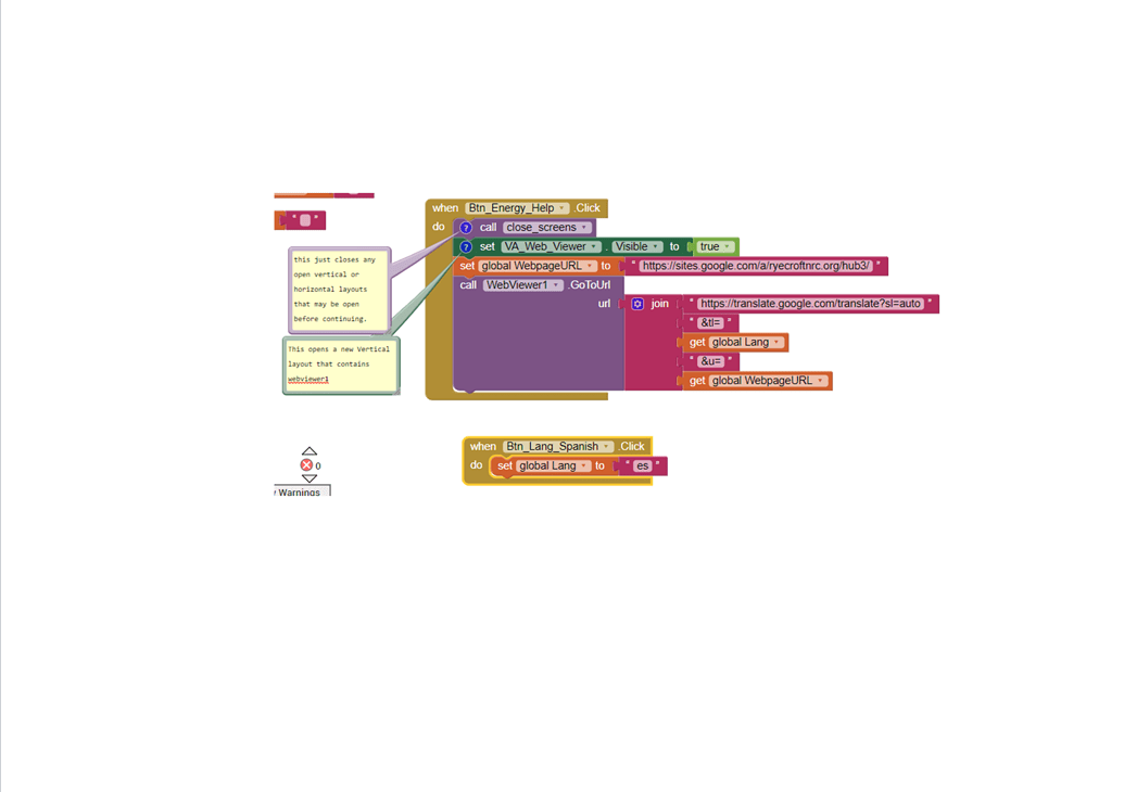 Translating Web Pages In My App Mit App Inventor Help Mit App Inventor Community