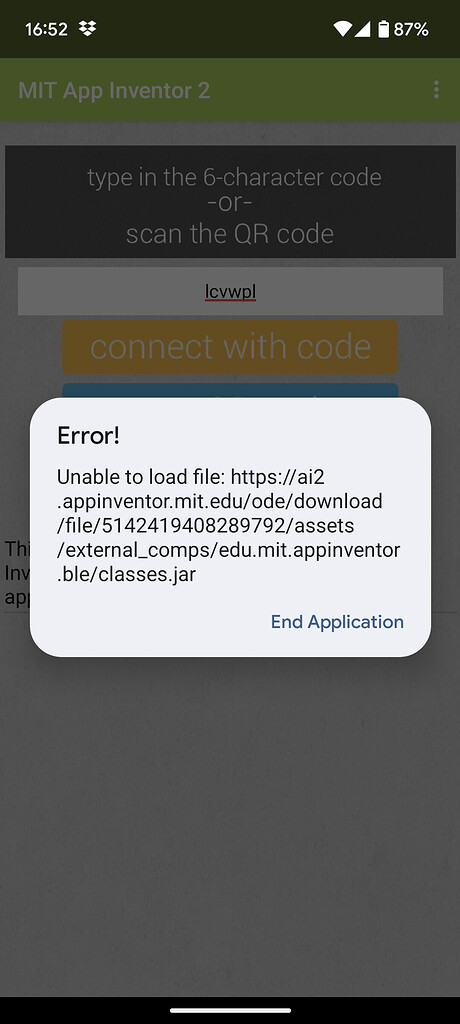 Cannot load micro:bit extension - Bugs and Other Issues - MIT App Inventor Community