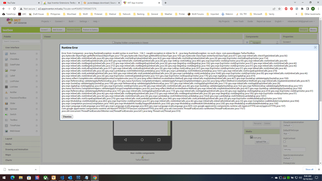 Taifun Textbox Extension - MIT App Inventor Help - MIT App Inventor ...