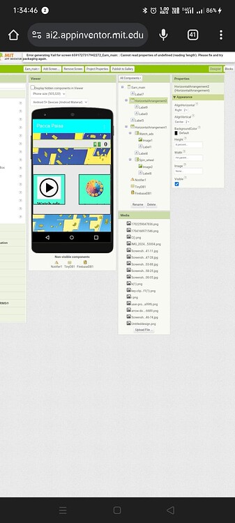 Facing some issue while building apk - MIT App Inventor Help - MIT App ...