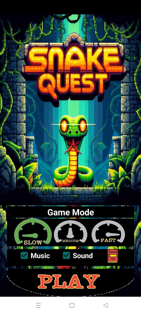 Snake Quest another snake game but attractive 😊 - App Showcase - MIT ...