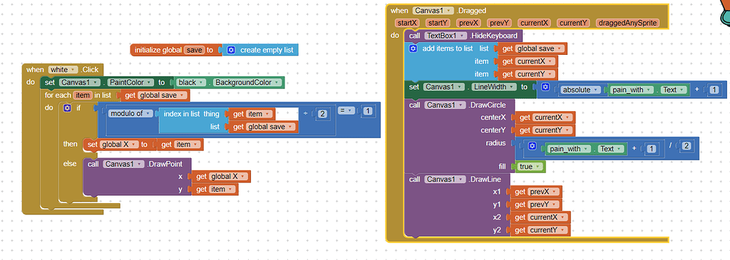 Geting coordinates canvas - MIT App Inventor Help - MIT App Inventor ...
