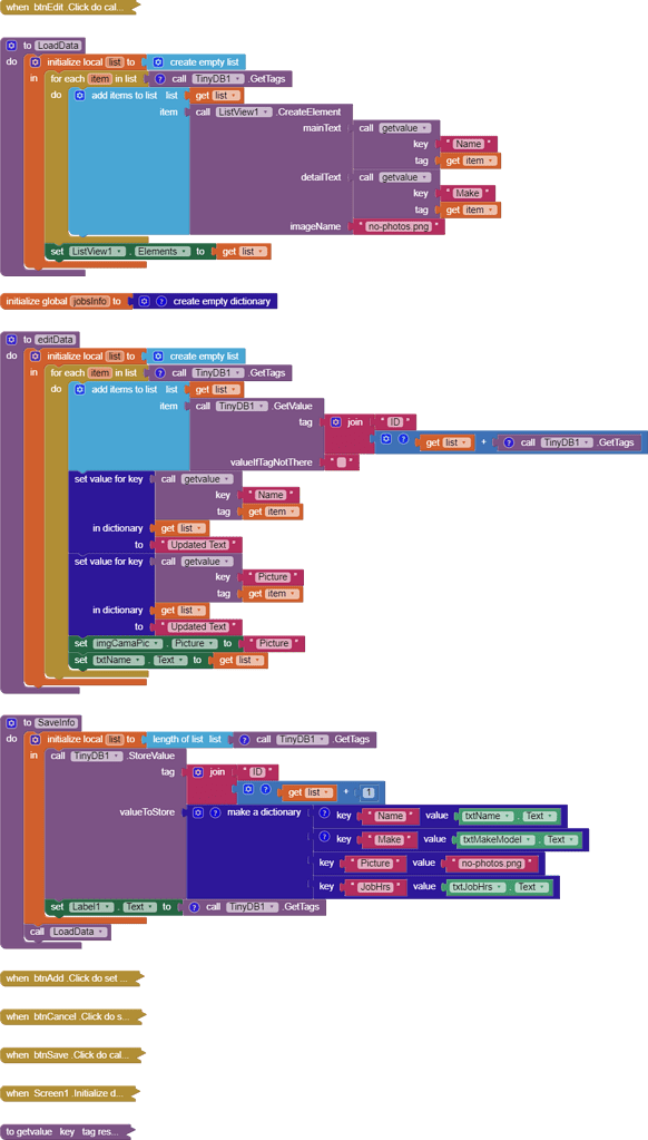 Edit Items In Dictionary - MIT App Inventor Help - MIT App Inventor Community