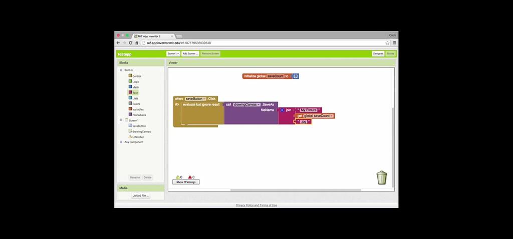 MIT App Inventor Gallery💞 Descubra o mundo dos jogos com bicicleta de dedo