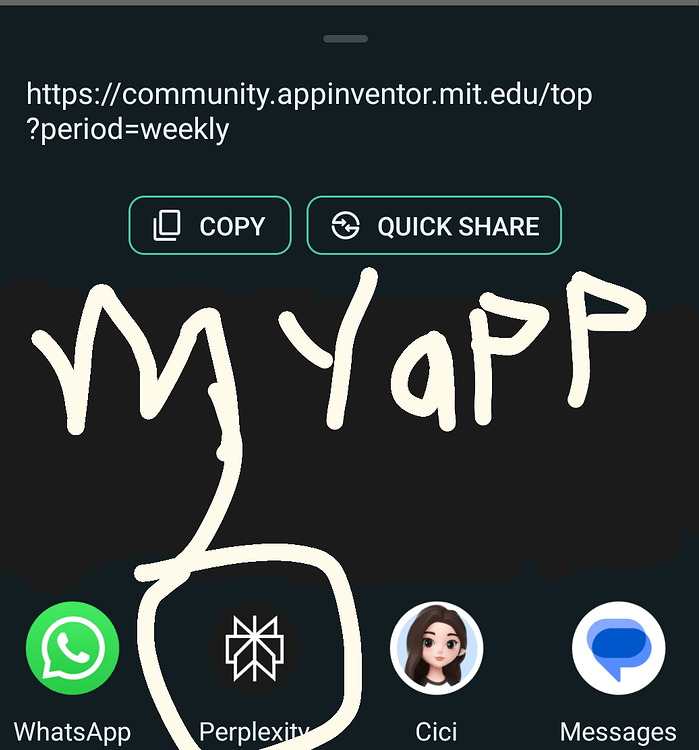 How do i share to an appinventor app - MIT App Inventor Help - MIT App ...