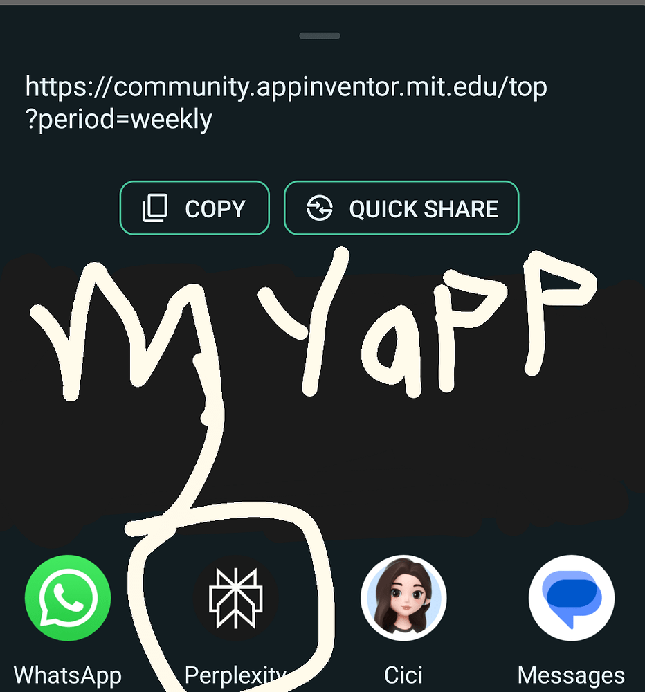 How do i share to an appinventor app - MIT App Inventor Help - MIT App Inventor Community