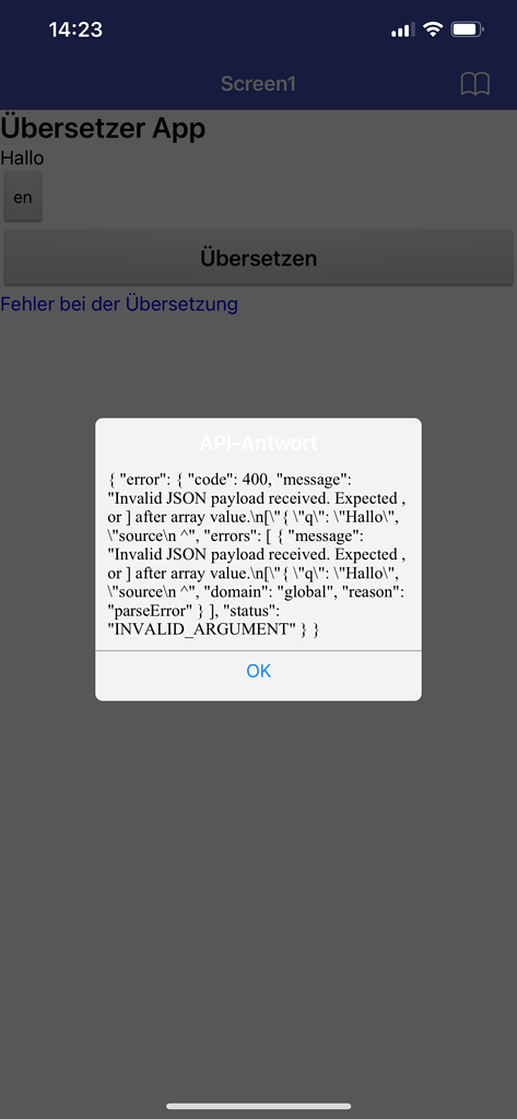 Issues with JSON Formatting for Google Translate API - MIT App Inventor ...