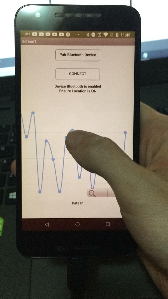 Mit App Inventor 2 Esp32 App With Dynamic Distance And Rssi Highcharts Graph Using Live Data