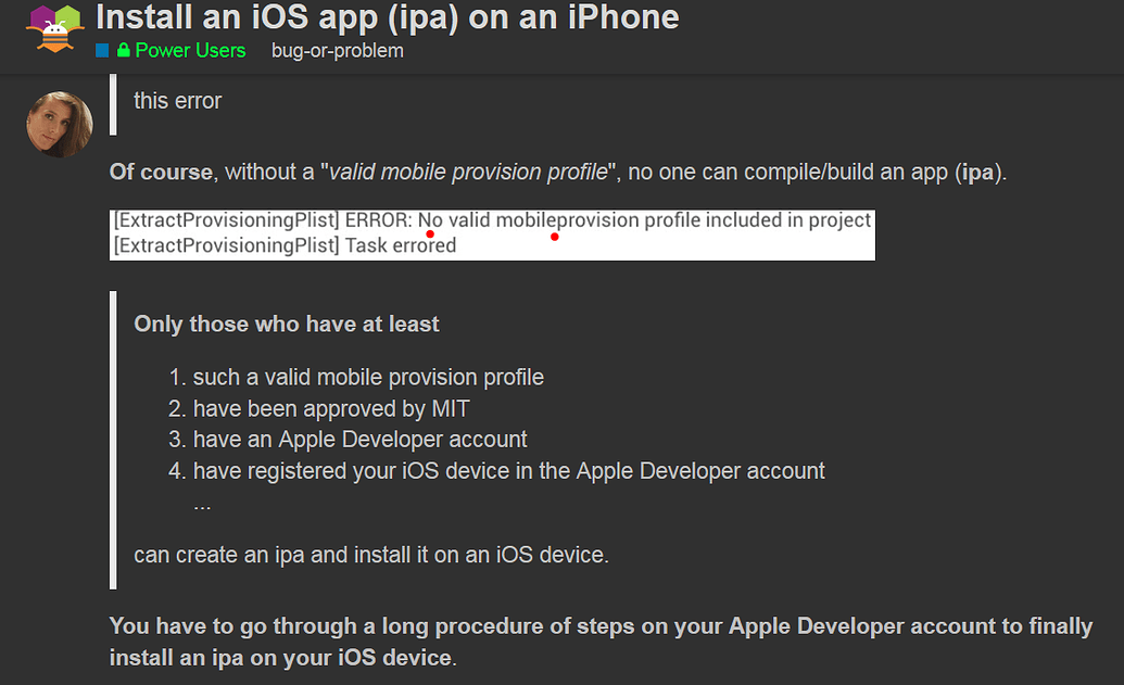 Problem build ipa - App Inventor for iOS - MIT App Inventor Community