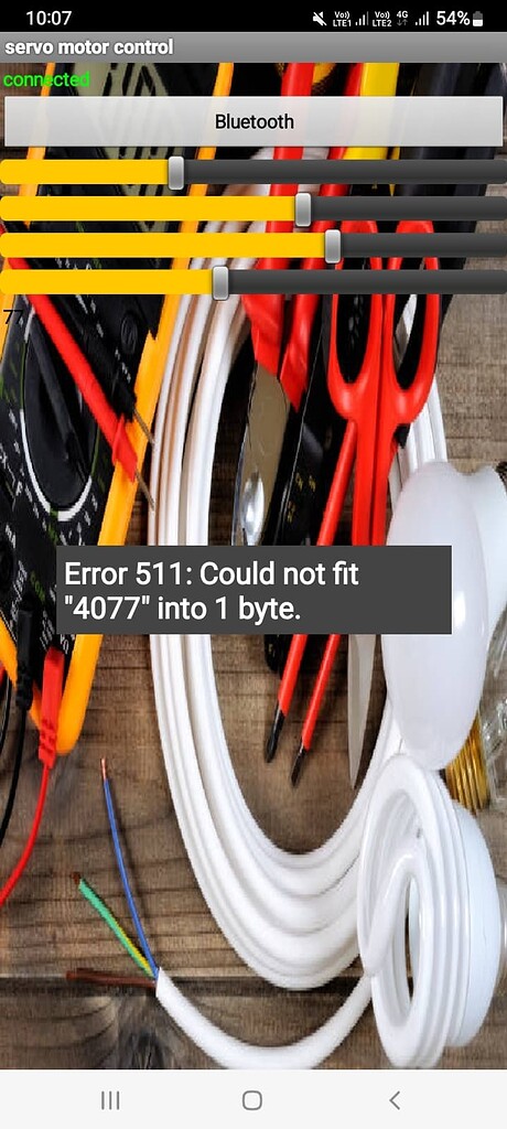 Error 511: could not fit 4077 into 1 byte - MIT App Inventor Help - MIT ...