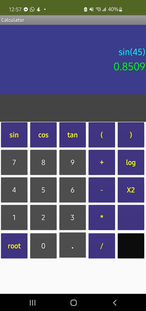 how can I add trig function calculator with taifun math extension ...