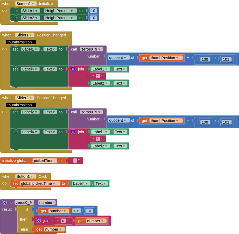Slider 24 Hour Time Picker - Tutorials and Guides - MIT App Inventor Community