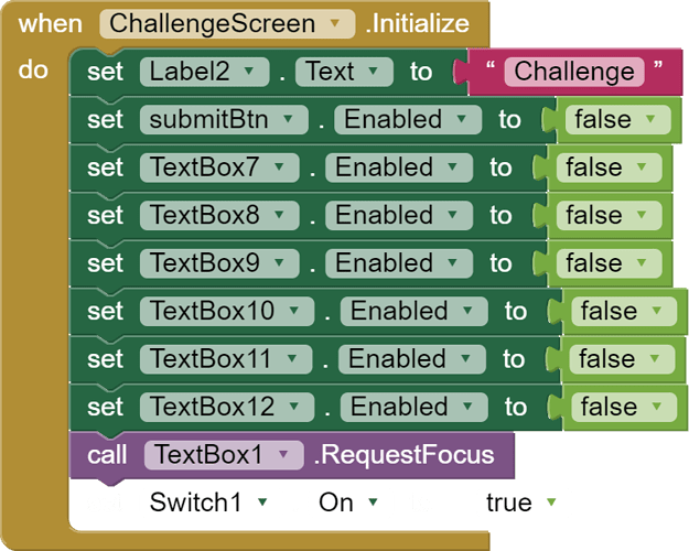 Gotfocus Block Does Not Execute When Textbox Has Focus MIT App