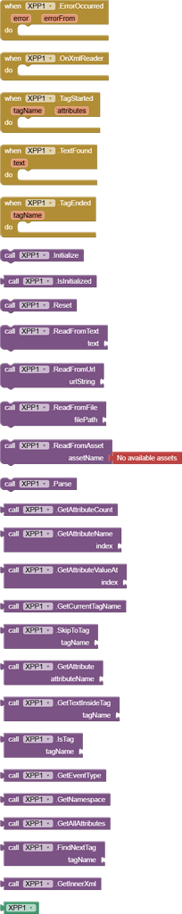 [Free/ Beta] XPP - Xml Pull Parser - Extensions - MIT App Inventor Community