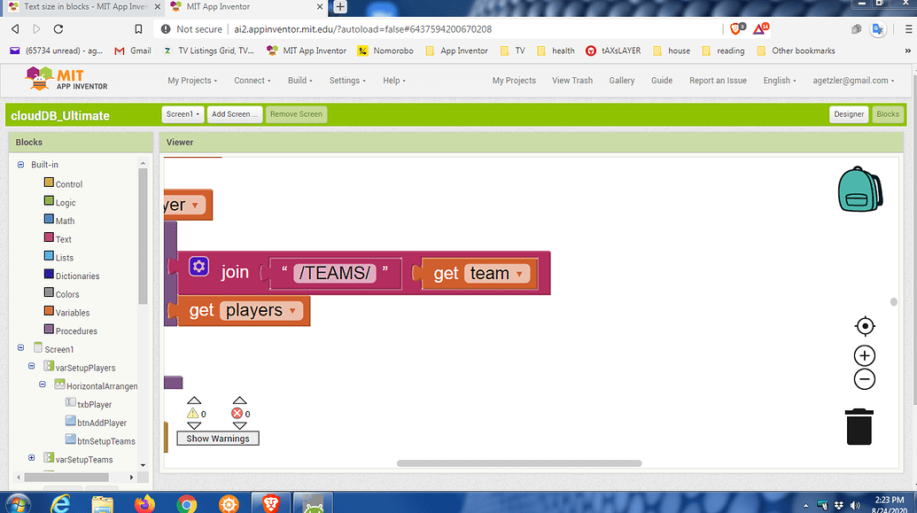 Text size in blocks - MIT App Inventor Help - MIT App Inventor Community