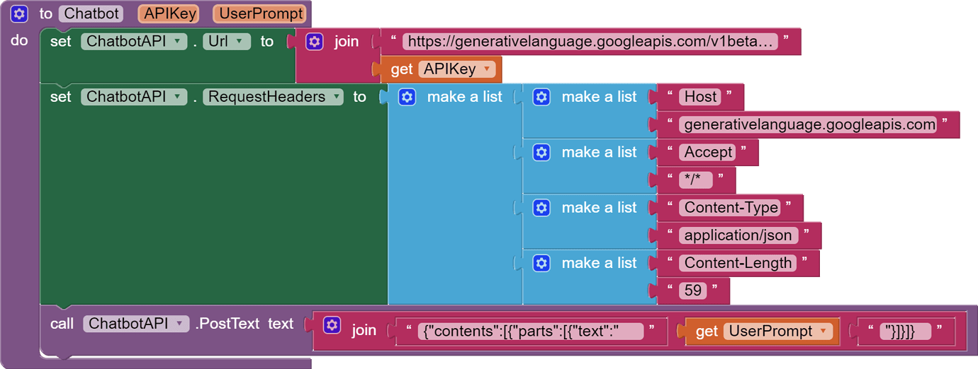 Google Bard API Project - Artificial Intelligence - MIT App Inventor ...