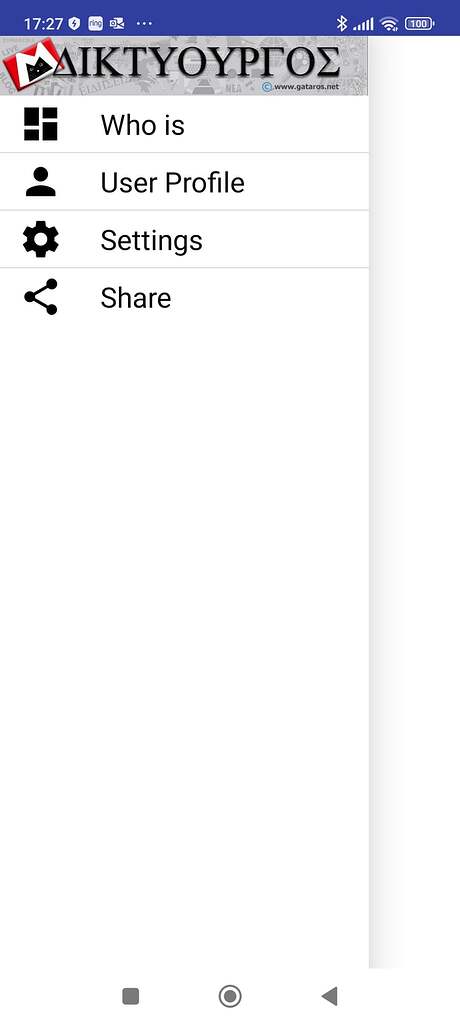 How a popup menu can link to other screens or a web page? - MIT App ...